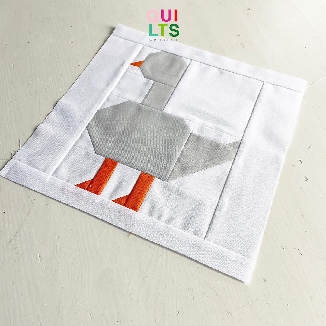 PDF Quilt Block Pattern – Goose – Animal Quilt - Etsy