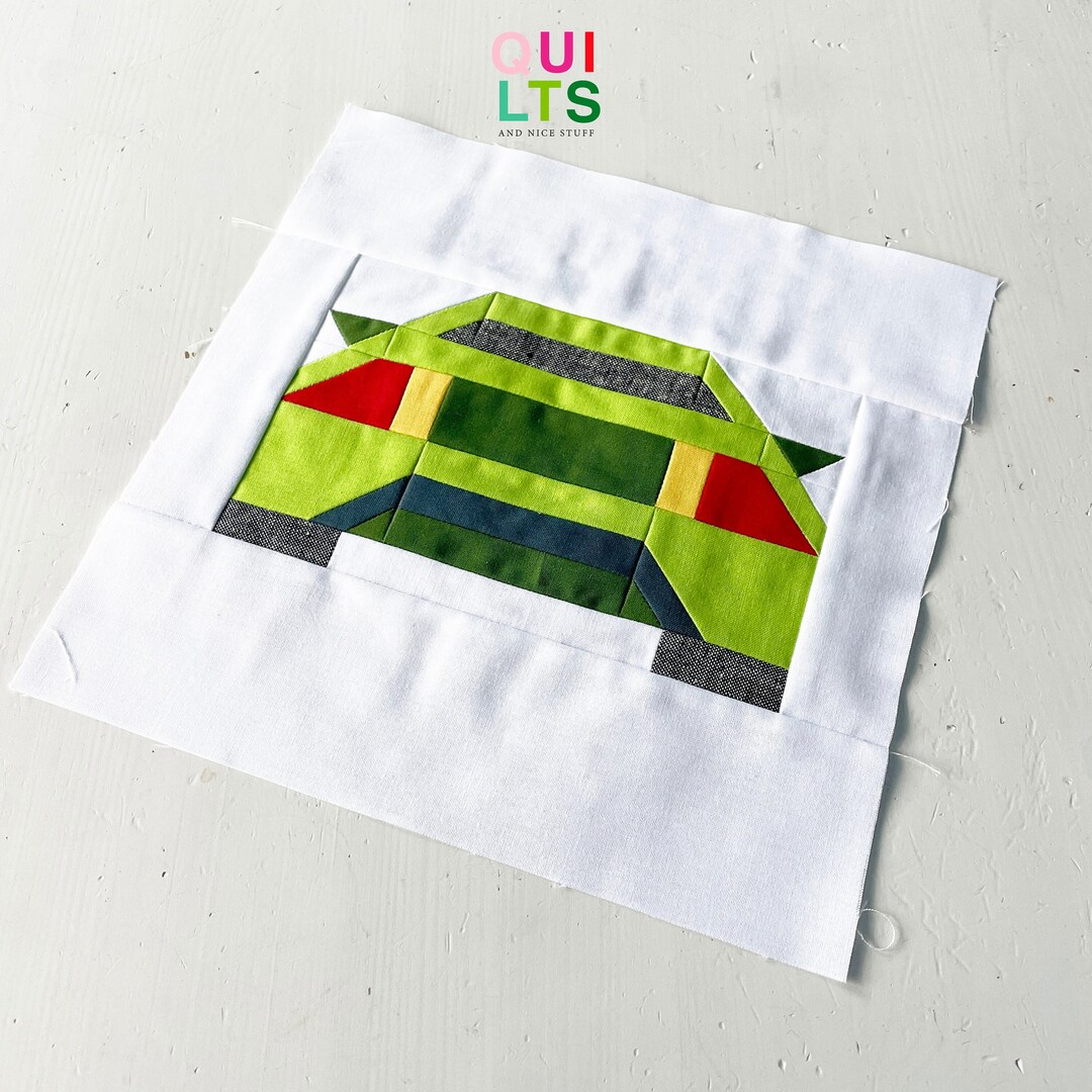 PDF Quilt Block Pattern – Vehicle Quilt – Classic Car 8 - Etsy