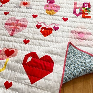 32 Valentine Quilt Block Pattern Bundle - PDF Pattern - Most Beautiful ...