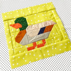 PDF Quilt Block Pattern – Duck – Animal Quilt - Etsy