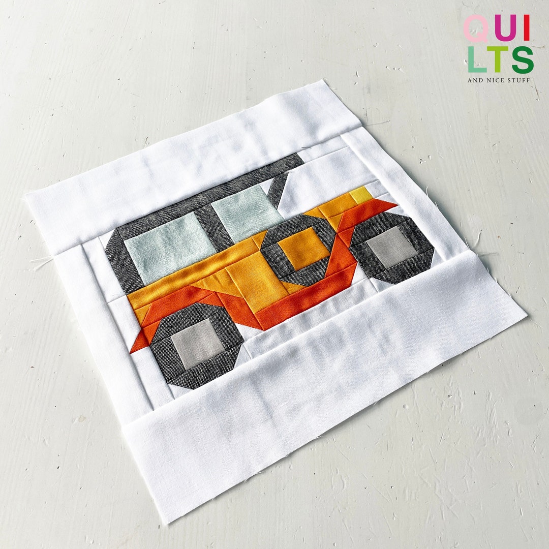 PDF Quilt Block Pattern Vehicle Quilt Classic Car 23 - Etsy