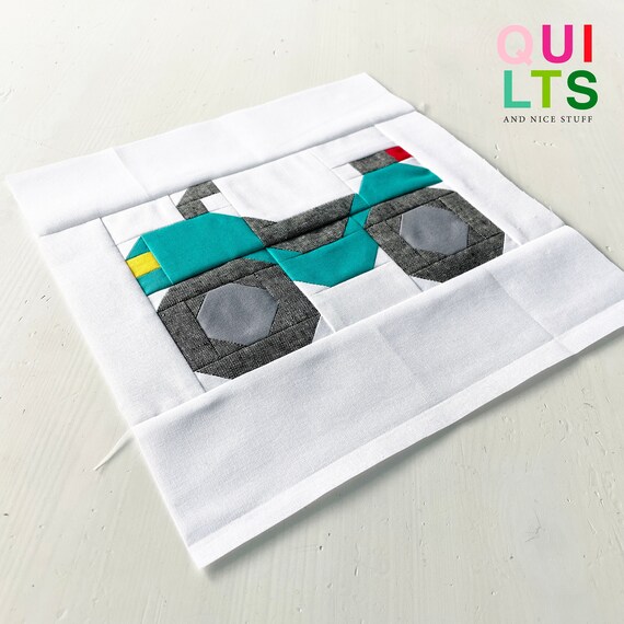 PDF Quilt Block Pattern Quad Vehicle Quilt - Etsy