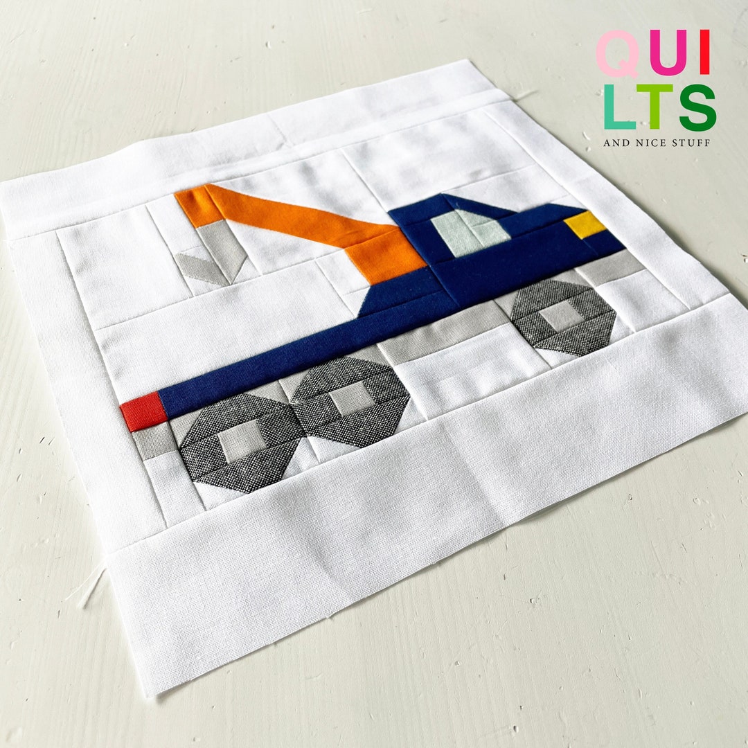 PDF Quilt Block Pattern Tow Truck Vehicle Quilt - Etsy