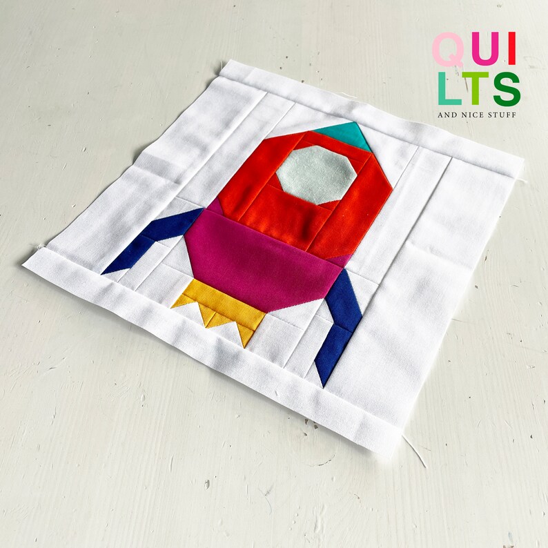 NEW PDF Quilt Block Pattern Rocket Vehicle Quilt - Etsy