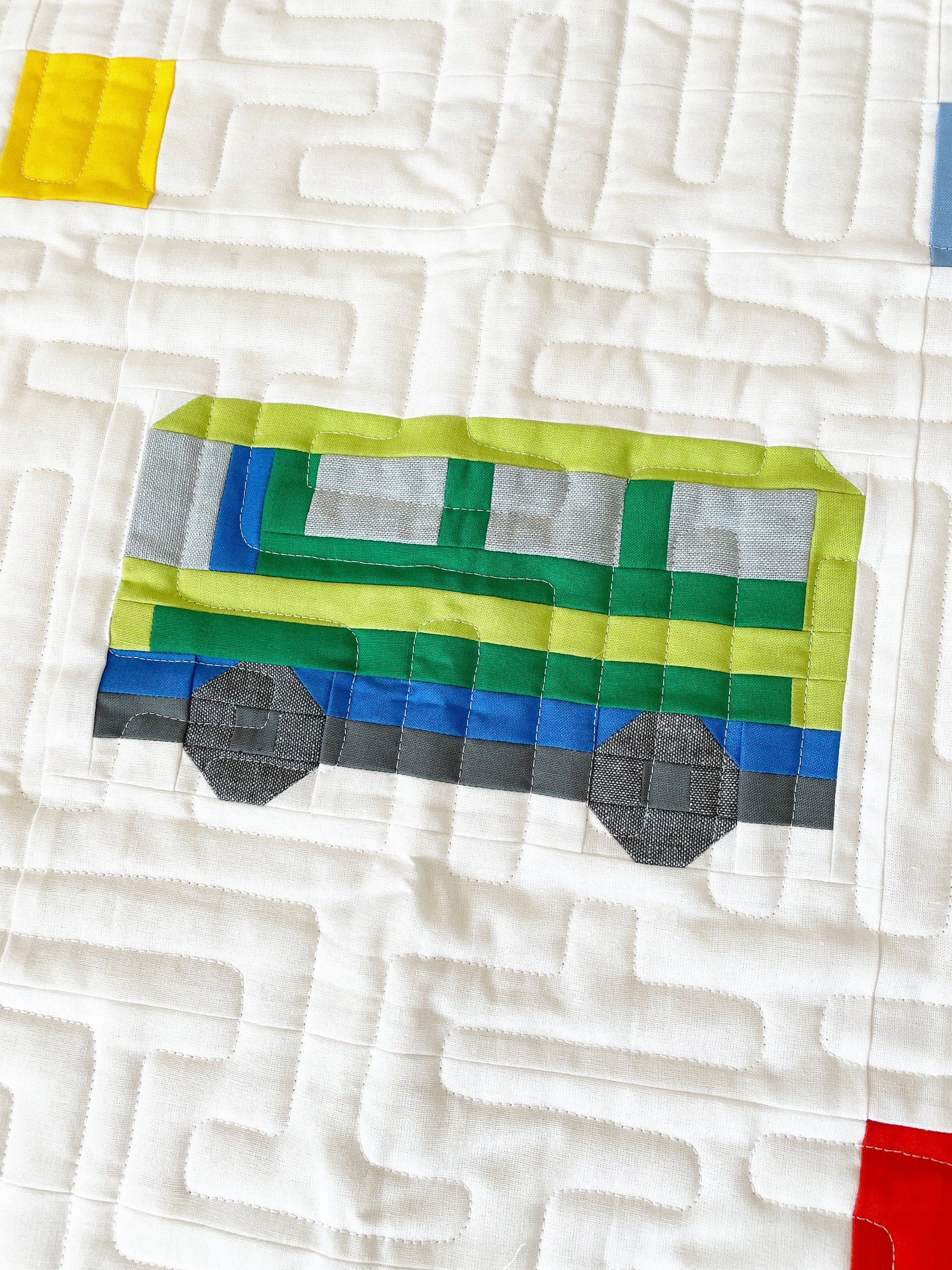 PDF Quilt Block Pattern – Bus – Vehicle Quilt - Etsy