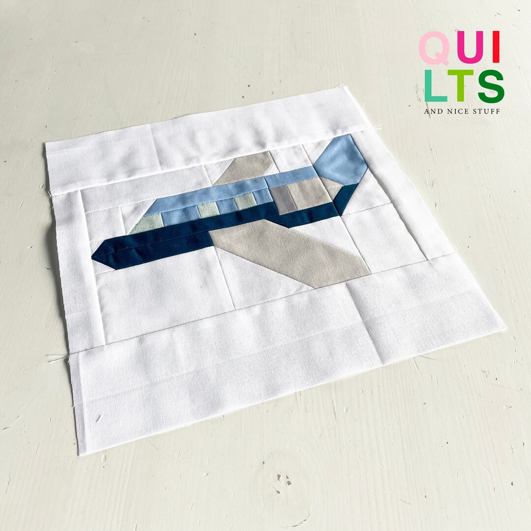 NEW PDF Quilt Block Pattern Jet Vehicle Quilt - Etsy