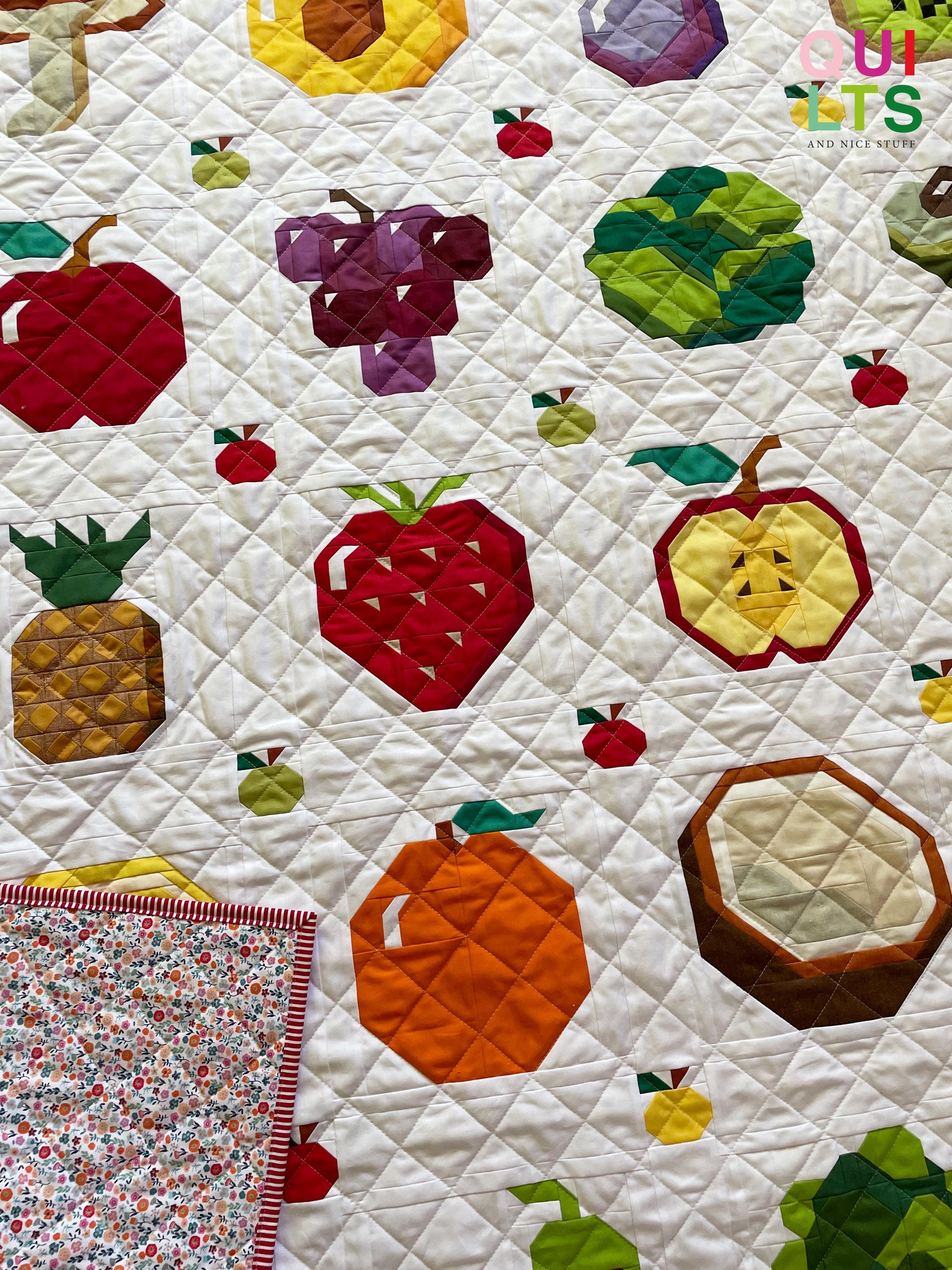 PDF Quilt Block Pattern – Melone – Fruits & Vegetables Quilt - Etsy