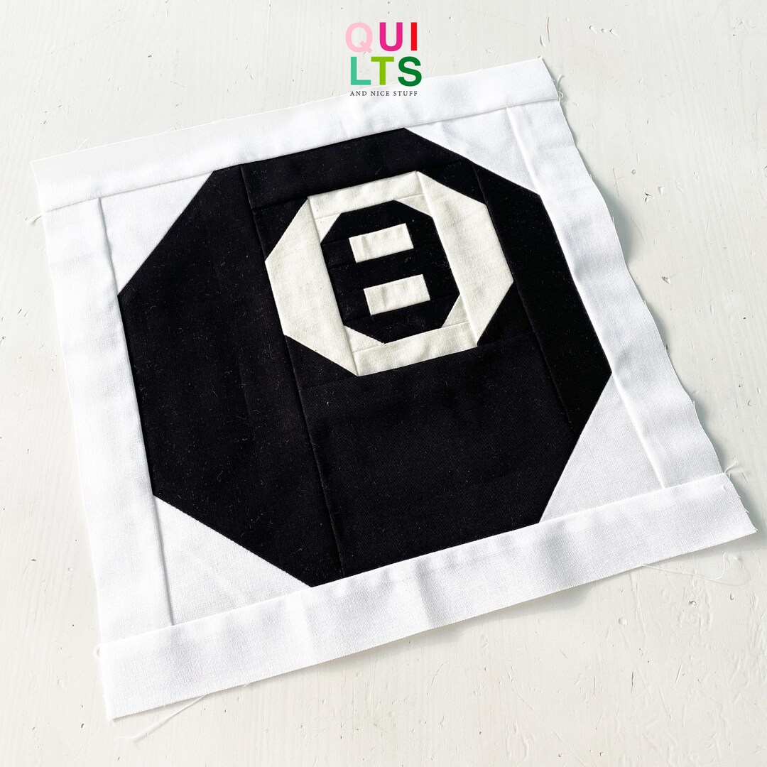 PDF Quilt Block Pattern – Billard Ball – Sport Quilt - Etsy