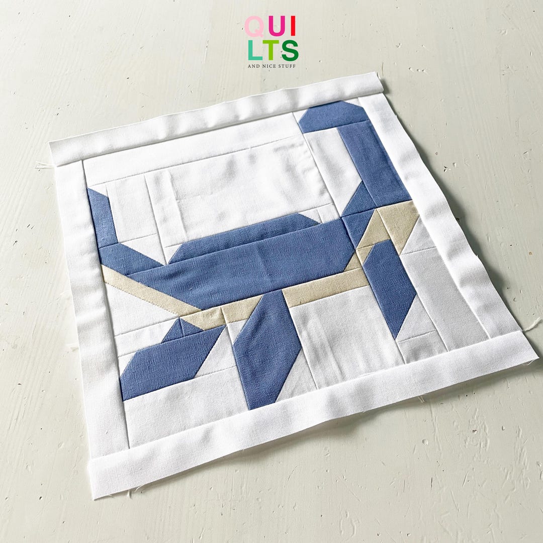 PDF Quilt Block Pattern – Plesiosaurus – Dinosaur Quilt - Etsy