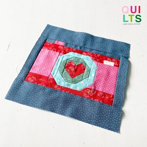 NEW! PDF Quilt Block Pattern – Camera – Valentine Quilt – Valentine's ...
