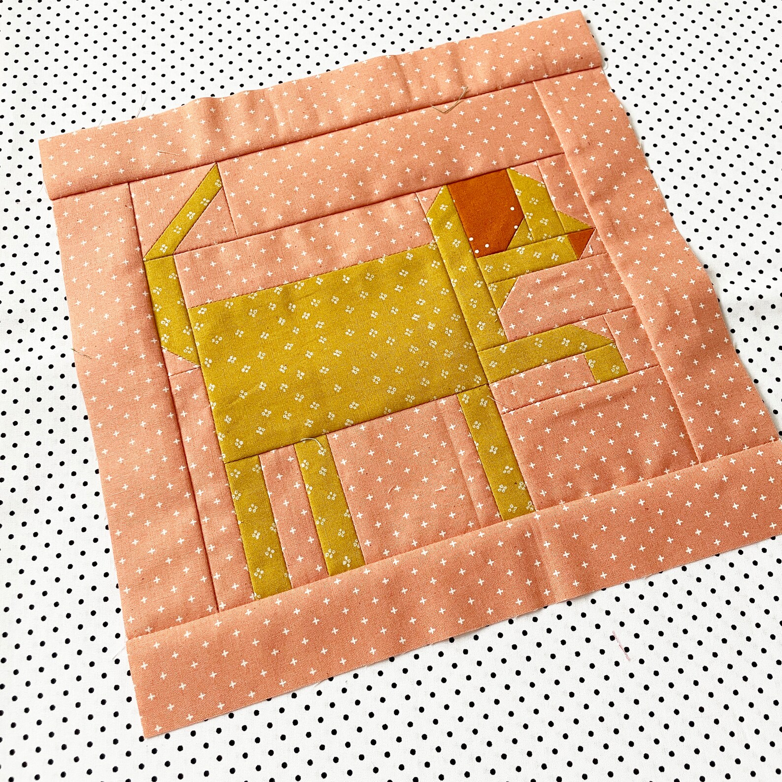 PDF Quilt Block Pattern Dog Animal Quilt - Etsy