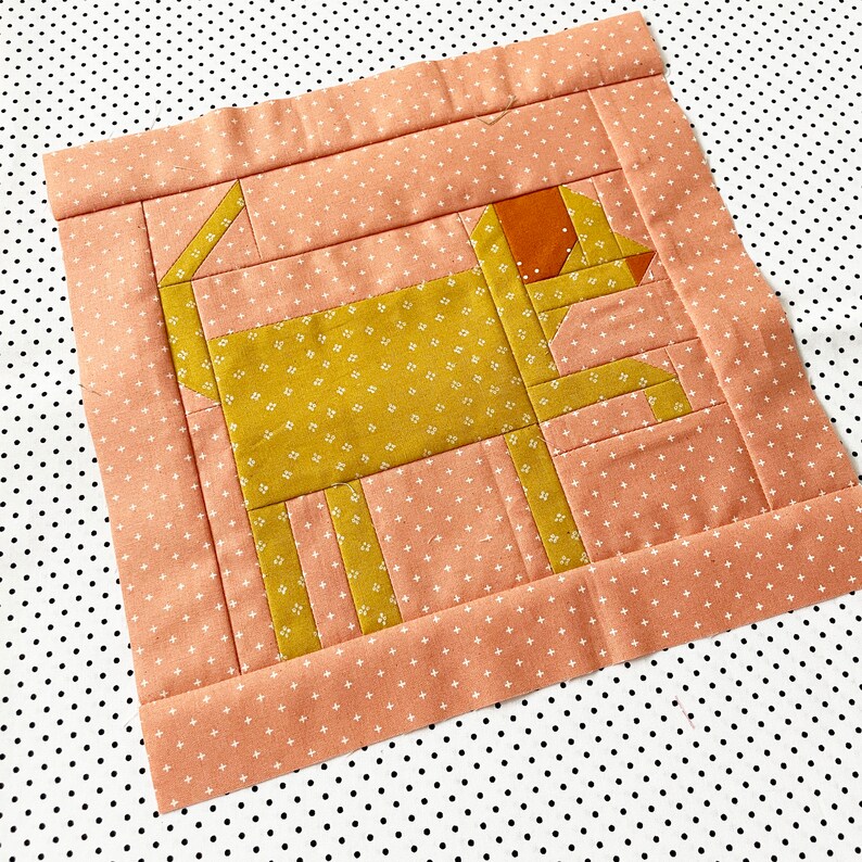 PDF Quilt Block Pattern Dog Animal Quilt - Etsy