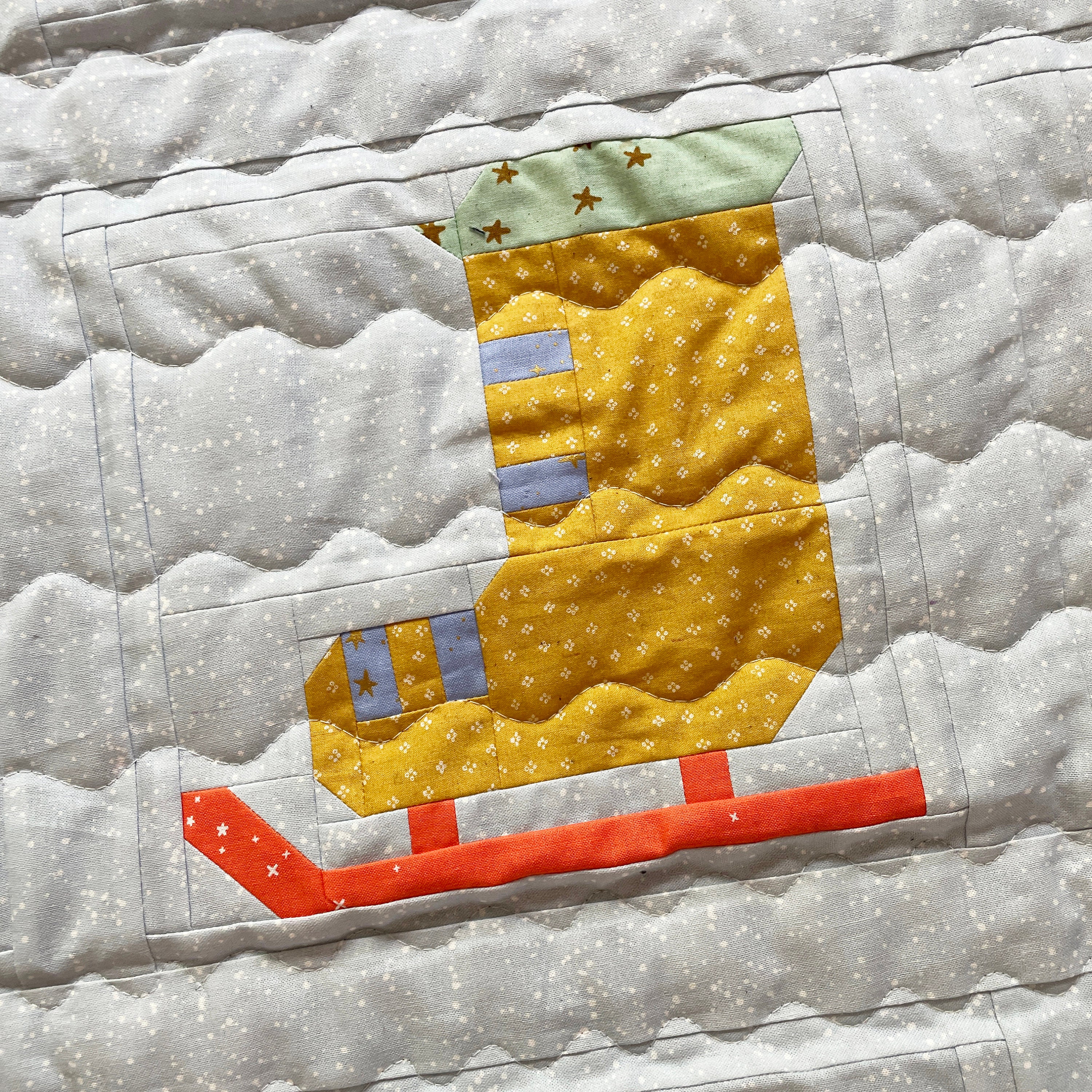 PDF Quilt Block Pattern – Ice Skates – Christmas Quilt – Christmas ...