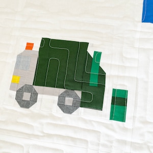 PDF Quilt Block Pattern – Garbage Truck With Bin – Vehicle Quilt - Etsy