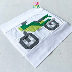PDF Quilt Block Pattern – Motorbike – Vehicle Quilt - Etsy
