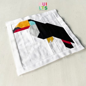 PDF Quilt Block Pattern – Toucan – Animal Quilt - Etsy