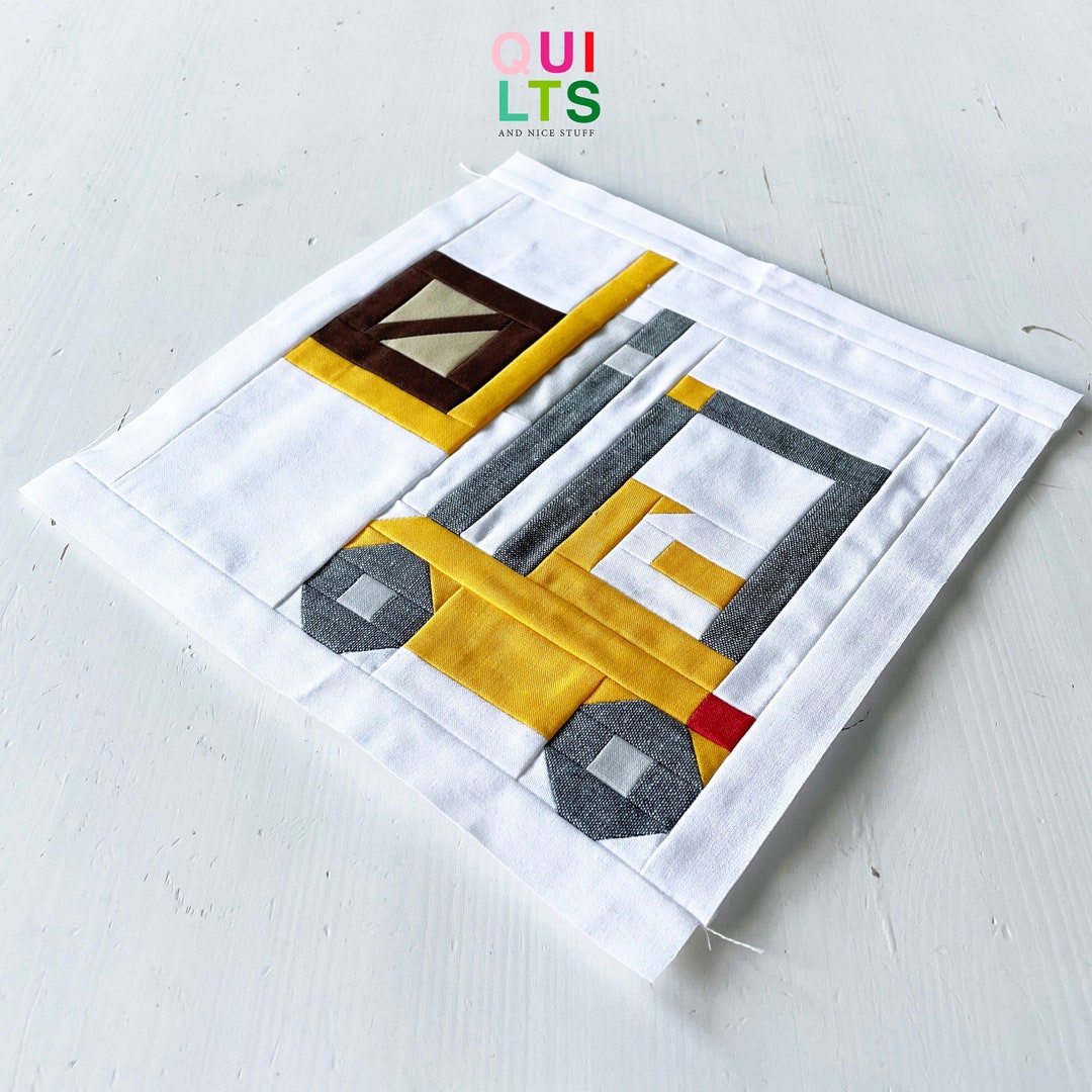 PDF Quilt Block Pattern – Forklift Truck – Vehicle Quilt - Etsy