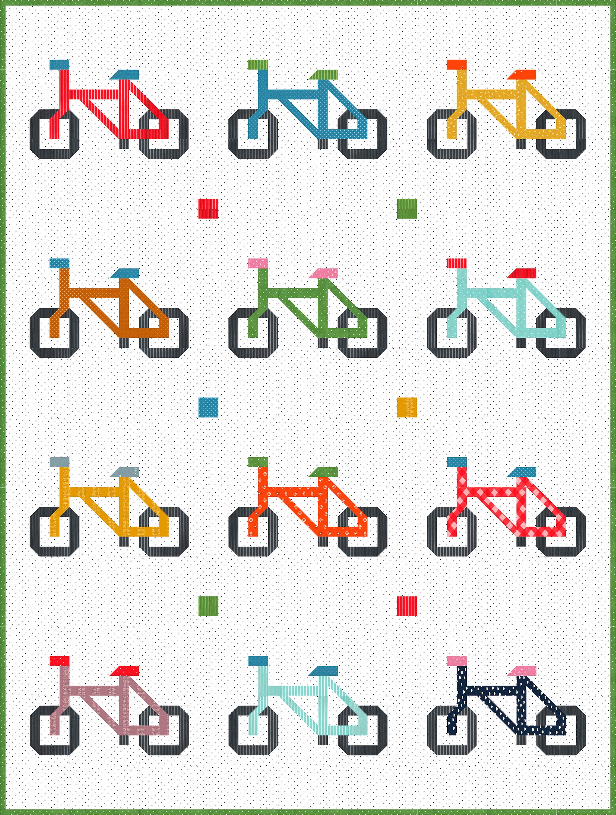 PDF Quilt Block Pattern Bike Vehicle Quilt | Etsy