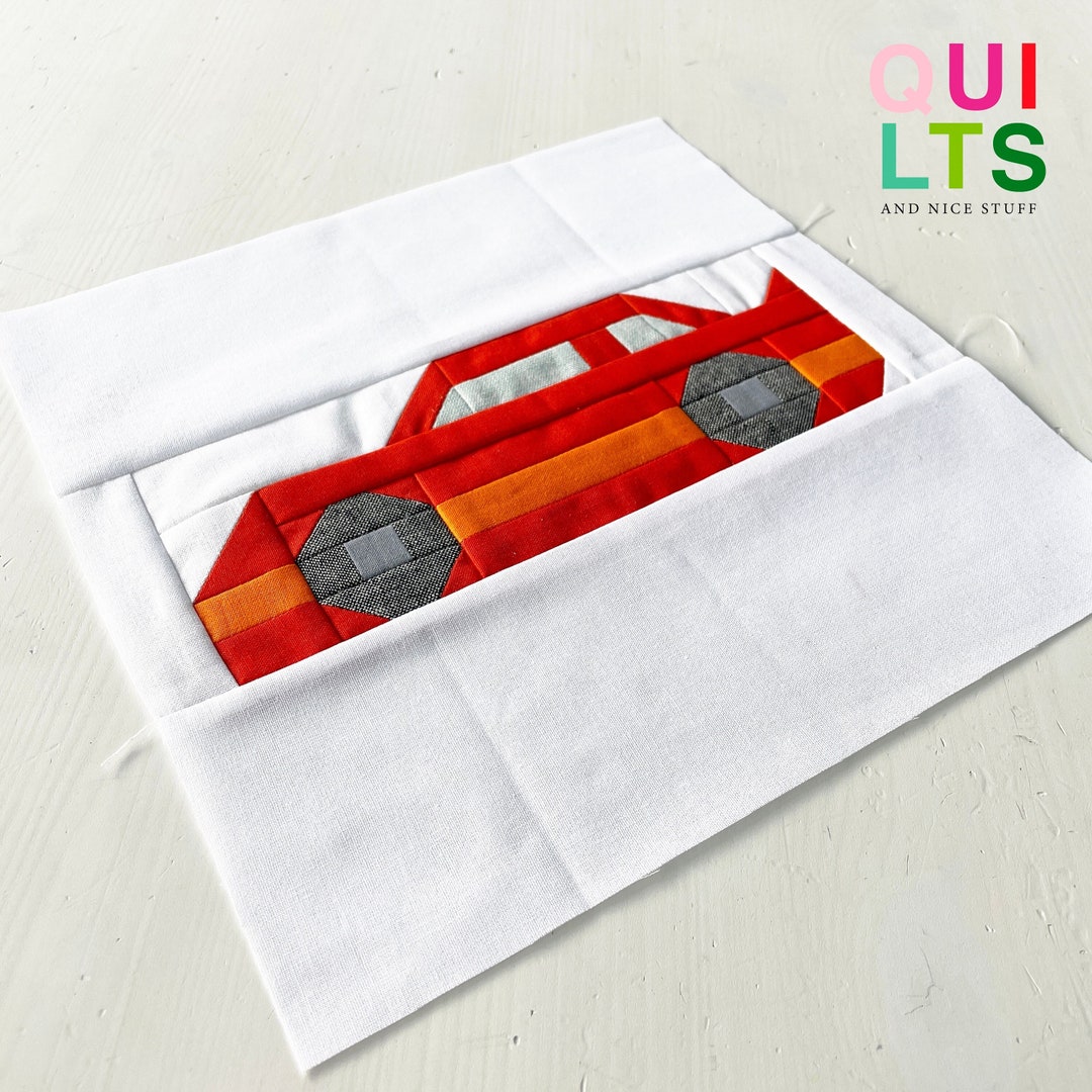 PDF Quilt Block Pattern Nascar Vehicle Quilt - Etsy
