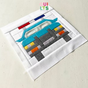 NEW! PDF Quilt Block Pattern – Police Car Front – Vehicle Quilt - Etsy