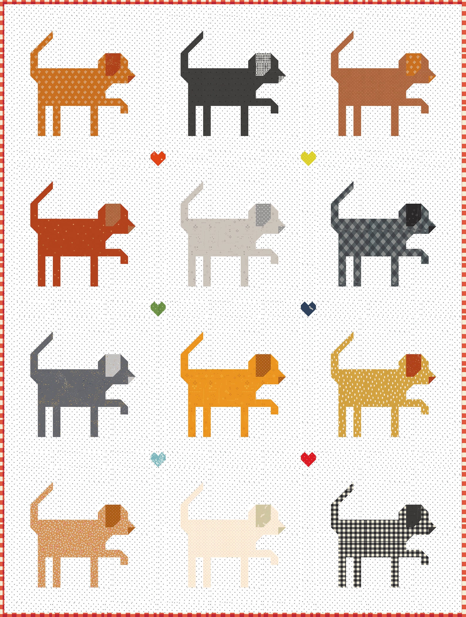 PDF Quilt Block Pattern Dog Animal Quilt - Etsy