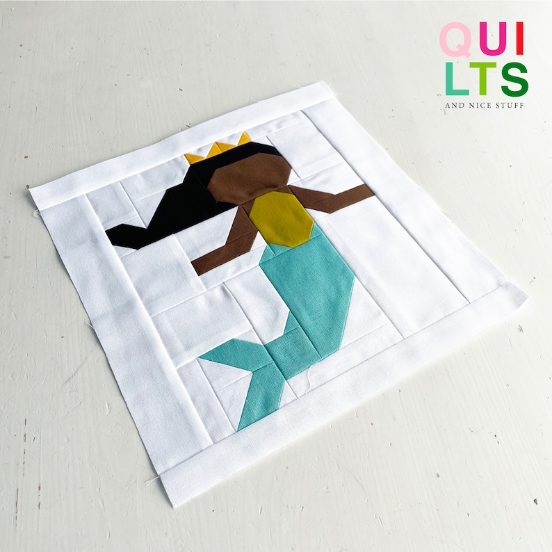 PDF Quilt Block Pattern Mermaid Pirate Quilt - Etsy