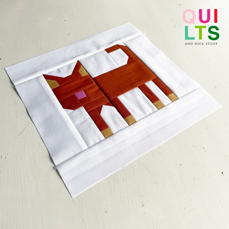 PDF Quilt Block Pattern Cat Animal Quilt - Etsy