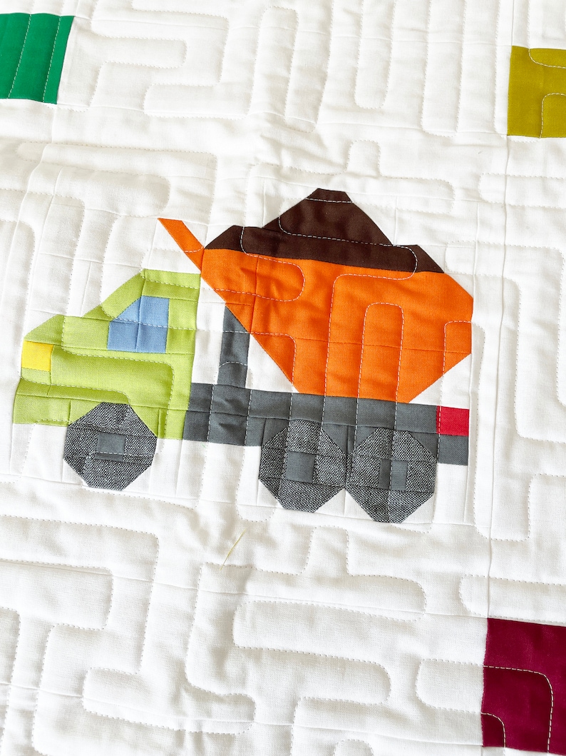 PDF Quilt Block Pattern Dump Truck Vehicle Quilt - Etsy