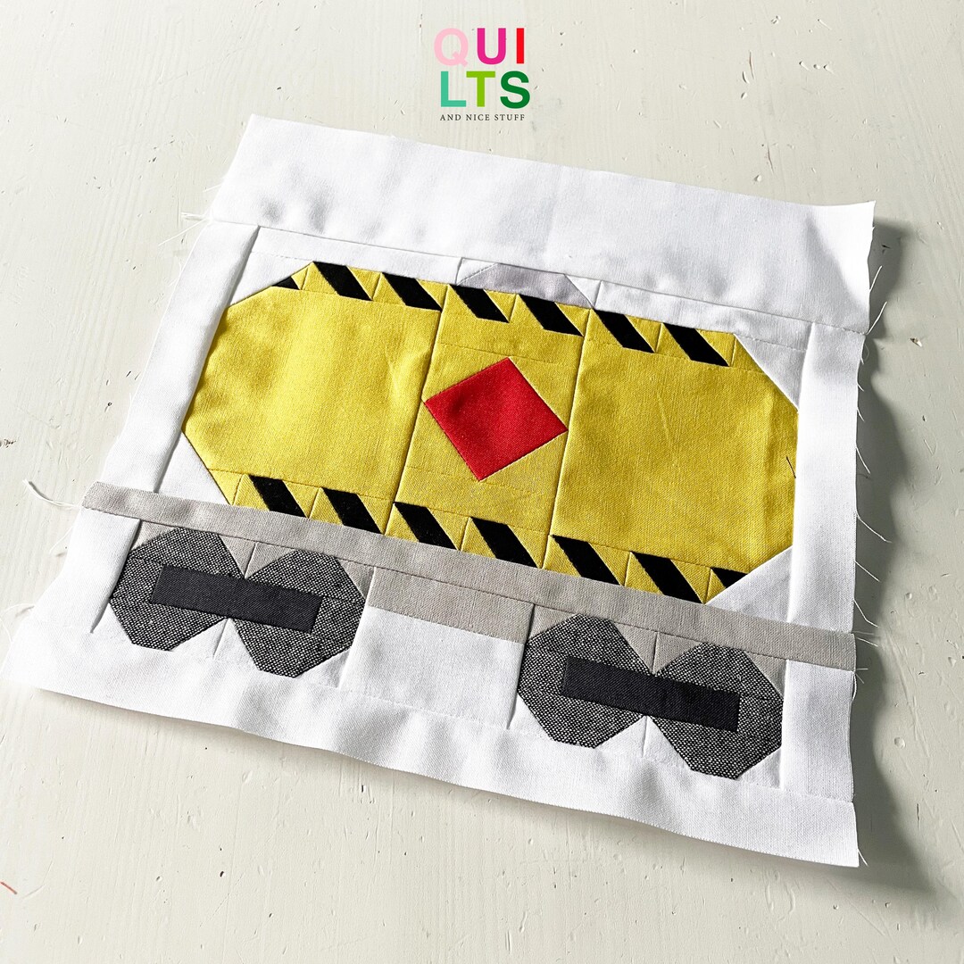 PDF Quilt Block Pattern – Hazard Transport Wagon – Train Quilt - Etsy