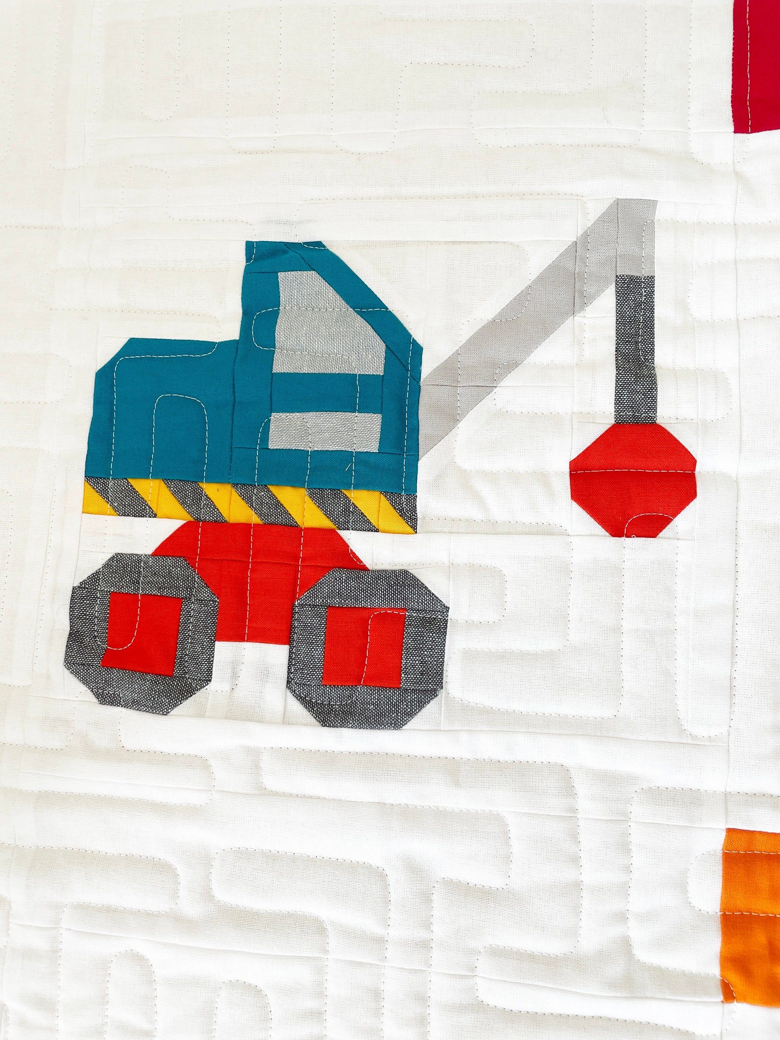 PDF Quilt Block Pattern Wrecking Ball Truck Vehicle Quilt - Etsy
