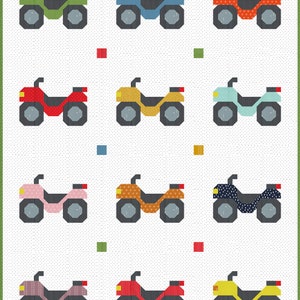 PDF Quilt Block Pattern – Quad – Vehicle Quilt - Etsy