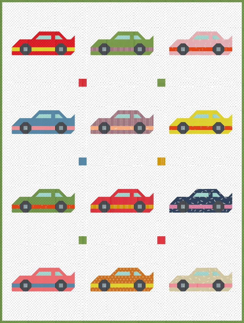 PDF Quilt Block Pattern Nascar Vehicle Quilt - Etsy