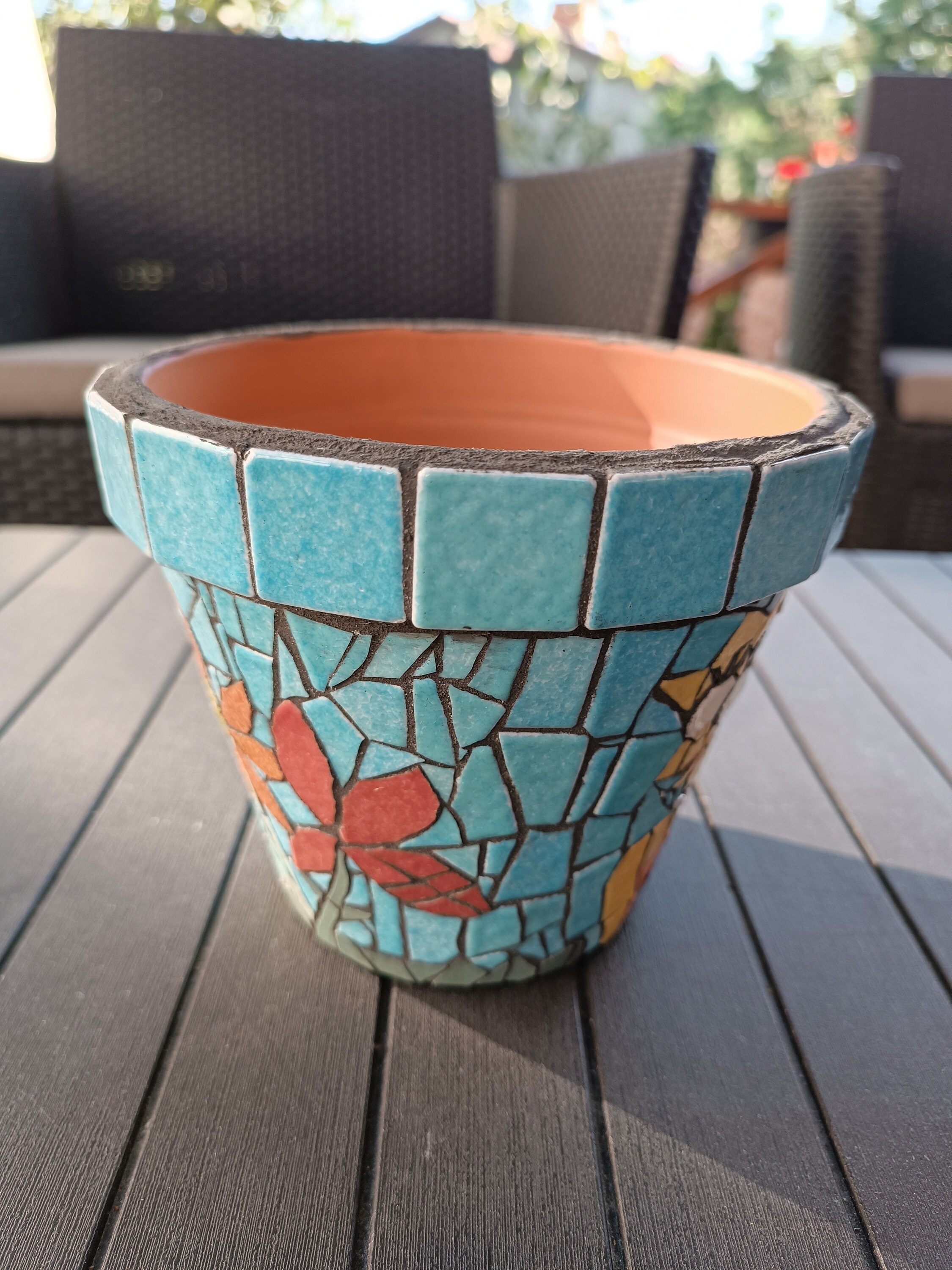 Mosaic Pot, Planter Lisa Simpson - Etsy