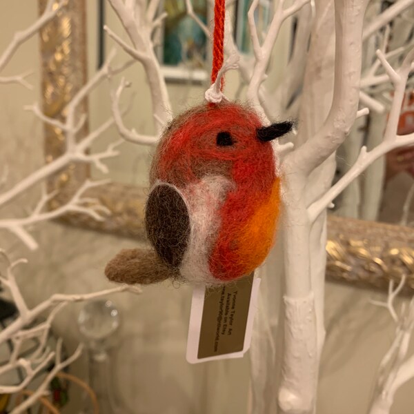 Felt Robin - Etsy UK