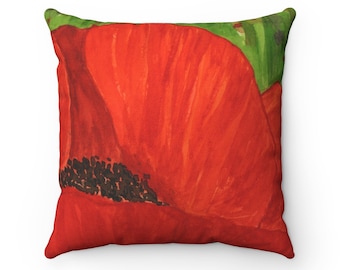 Flanders Fields Pillow Cover World War I Gift Poppy Pillow - Etsy