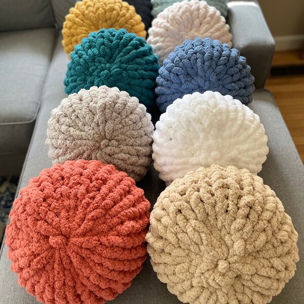 Chunky Knit Pillow - Etsy