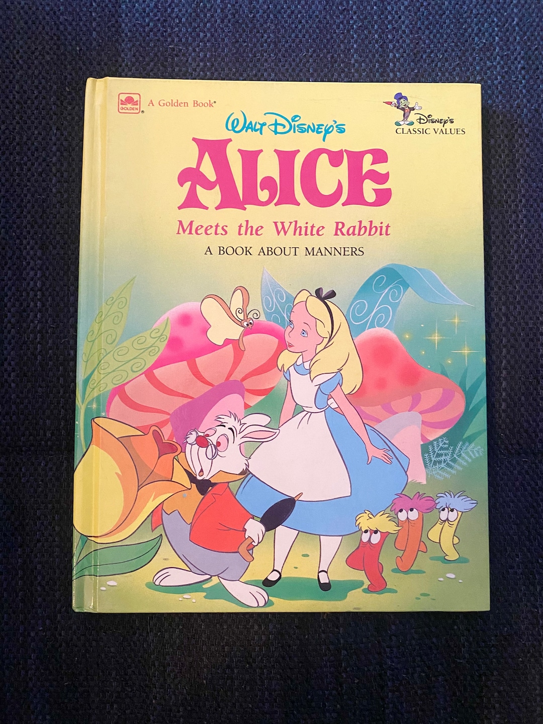 Walt Disney's Alice Meets the White Rabbit 1988 Vintage Book - Etsy