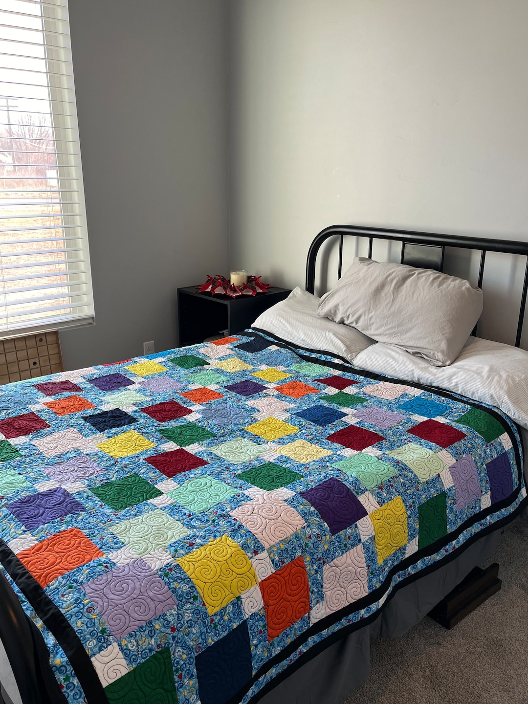 Blocks of the Rainbow - Cascading Charms Quilt - Etsy