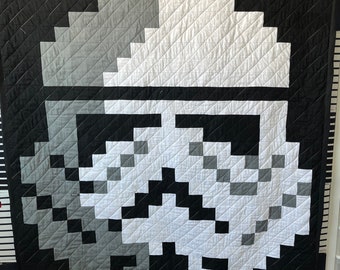 The Dark Side Quilt Pattern! an Unofficial Darth Vader/star Wars Modern Quilting Pattern! - Etsy