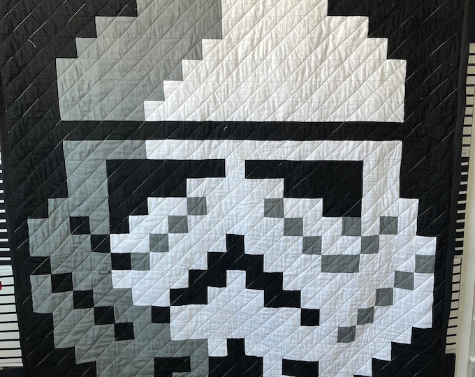 The Dark Side Quilt Pattern! an Unofficial Darth Vader/star Wars Modern ...