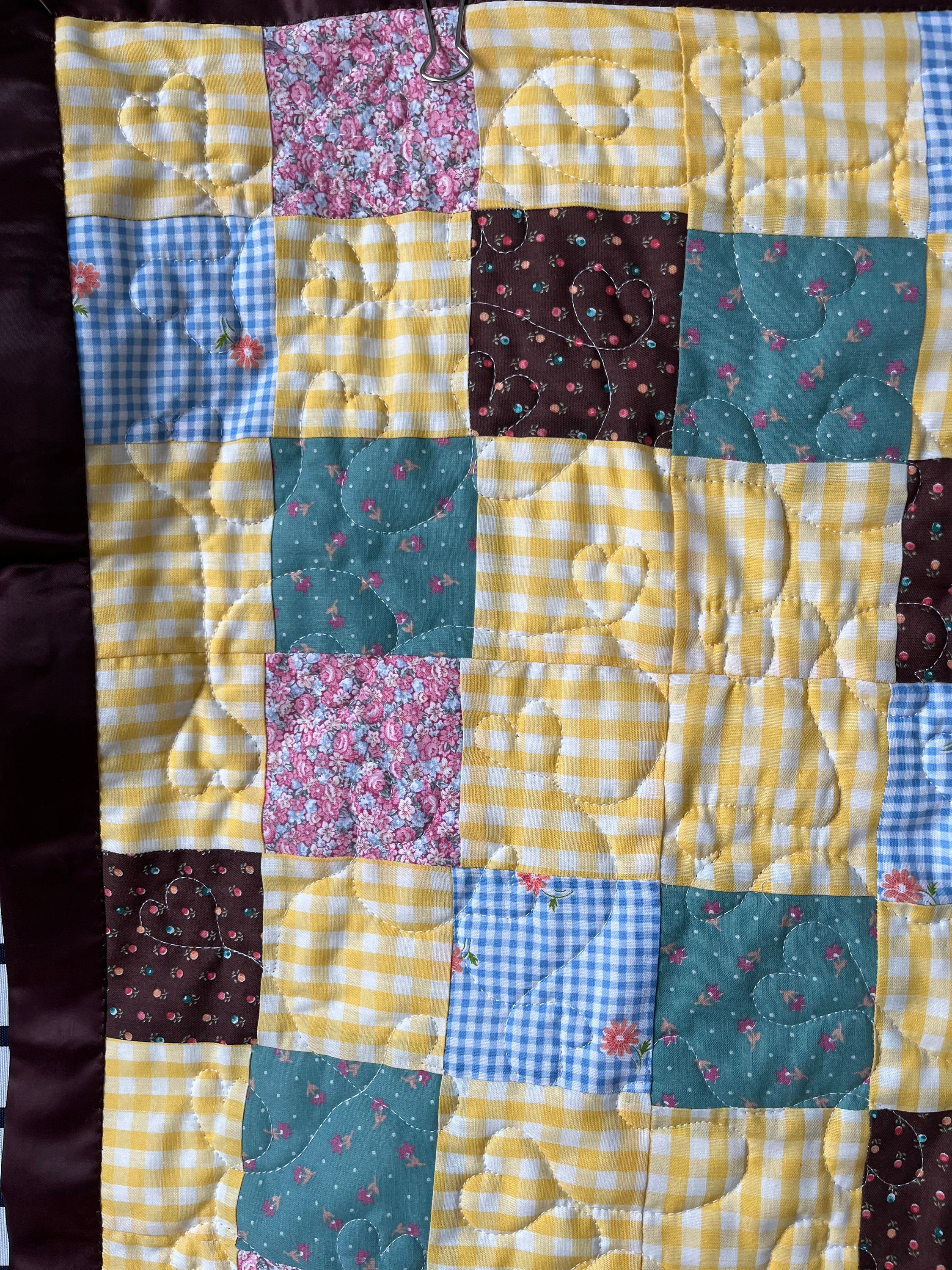 Nine Patch Baby Quilt - Etsy