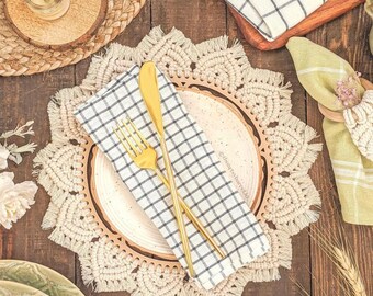 MACRAME PLATE MAT - Etsy