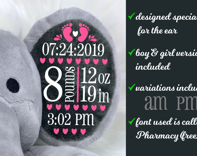 Birth Stats Svg, Welcome Baby Svg, Birth Announcement Svg, Baby Boy Svg ...