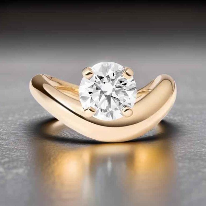 Diamond Pinky Ring Women - Etsy