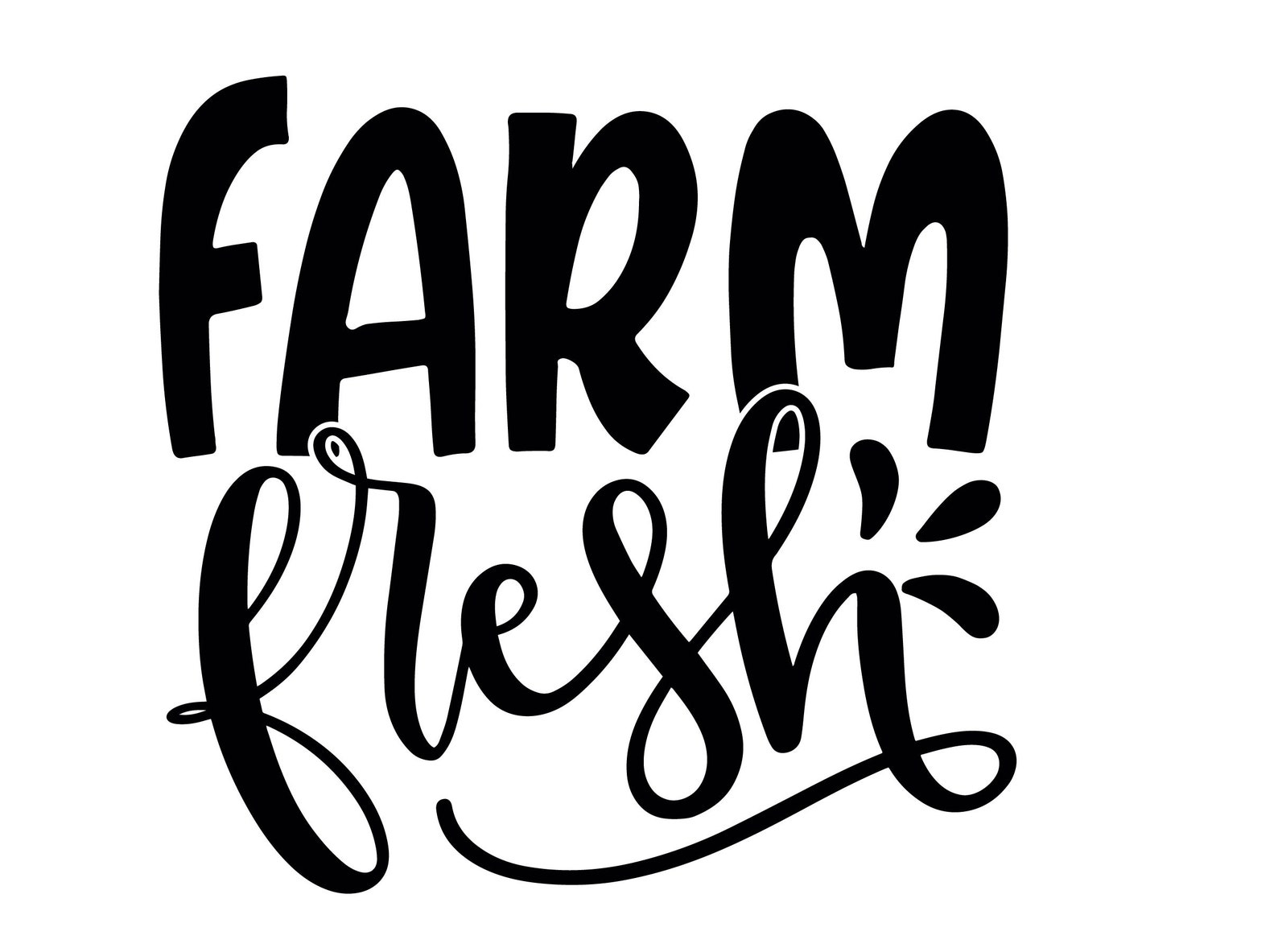 Farm Fresh SVG Fresh Produce SVG Farmhouse Sign SVG Farm Fresh | Etsy