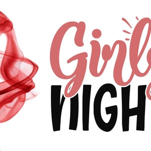 Girls Night SVG, Celebrate Svg, Trip Weekend Quotes, Bachelorette Word ...