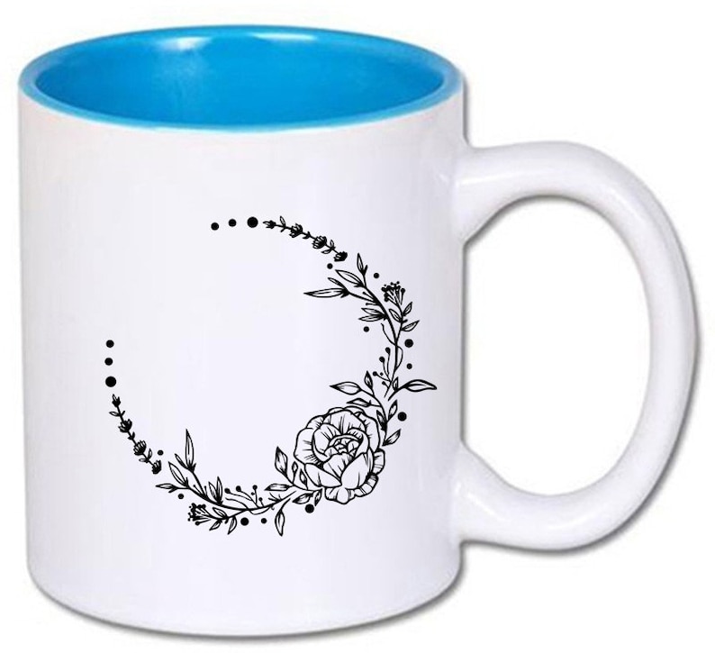 Floral Frame Svg Flower Border Half Floral Circle Flourish - Etsy