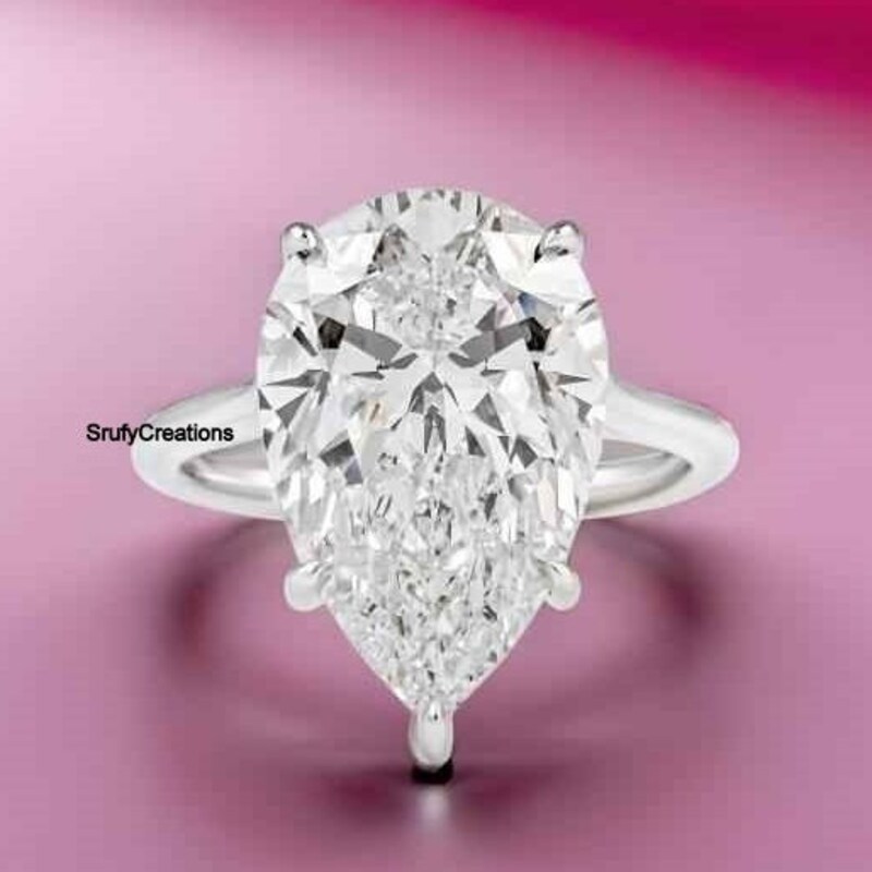 Large Diamond Ring - Etsy