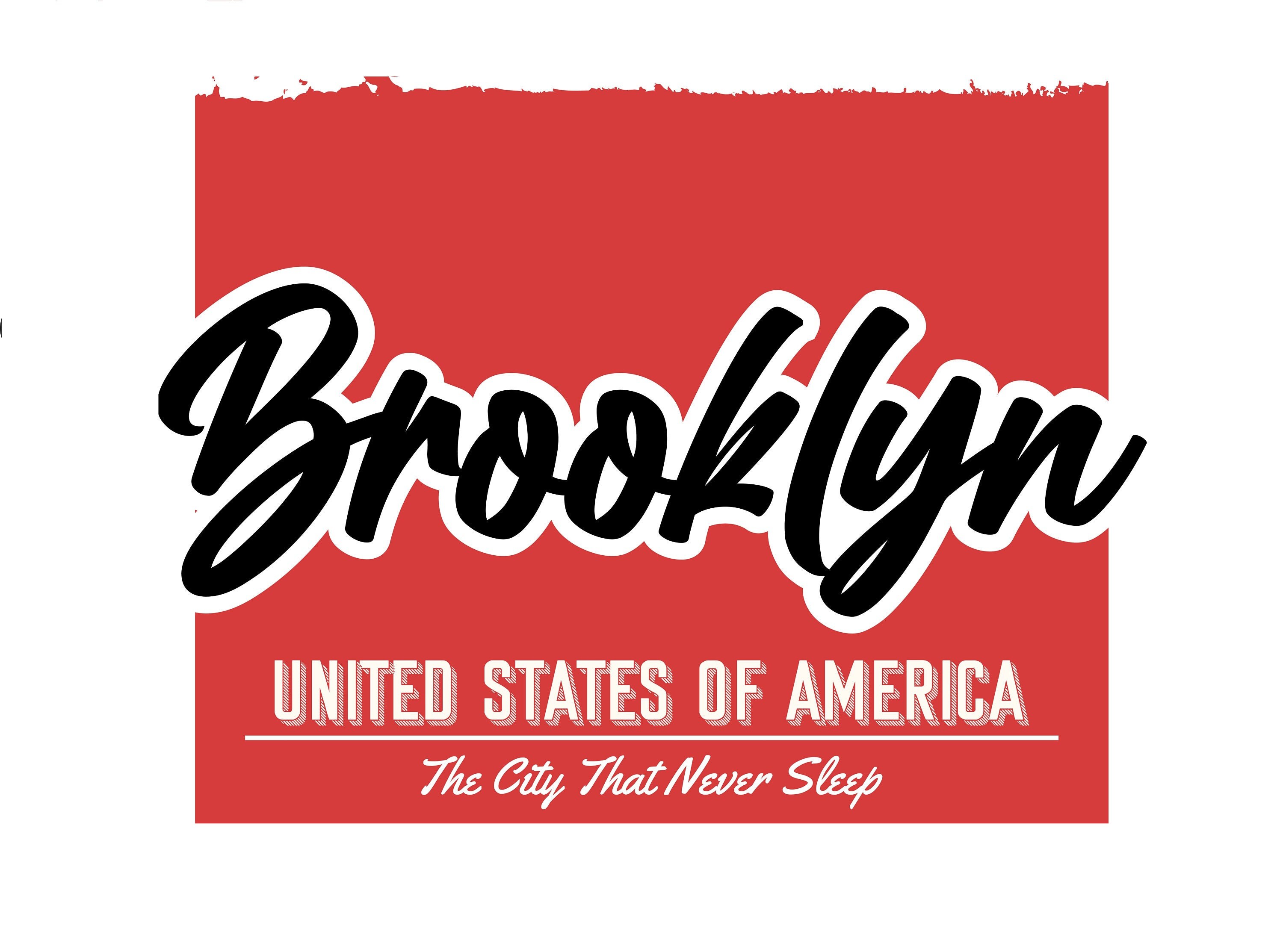 Brooklyn Svg United States of America the City That Never - Etsy