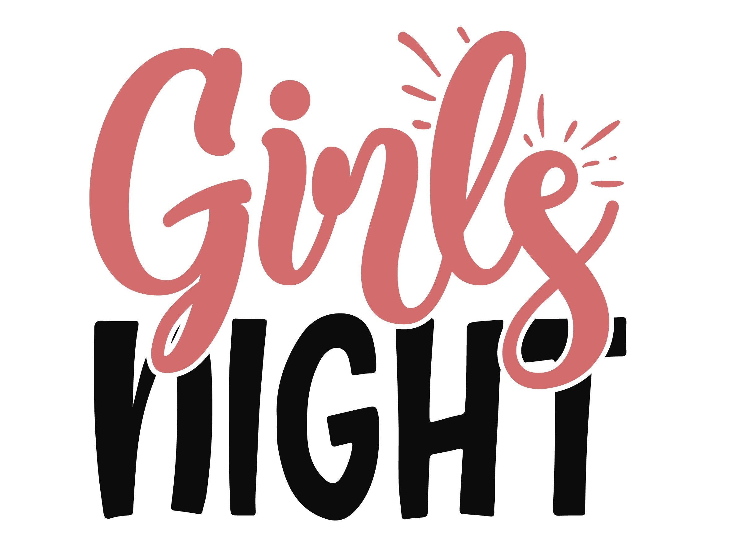 Girls Night SVG Celebrate svg Trip Weekend Quotes Bachelorette | Etsy